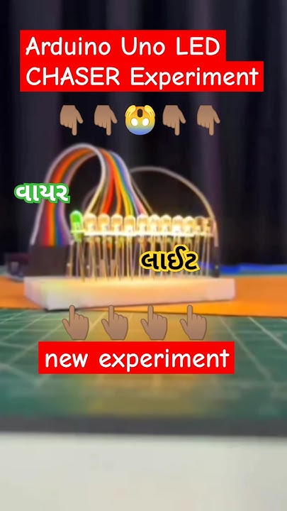 Arduino Uno LED CHASER Experiment Like Never Before! Today#short#experiment#science#arduino# ...