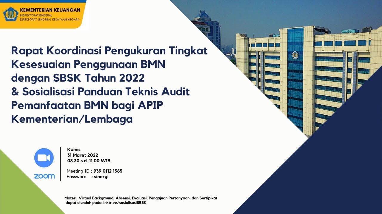 Sosialisasi Pengukuran Kesesuaian Penggunaan BMN & Panduan Audit ...