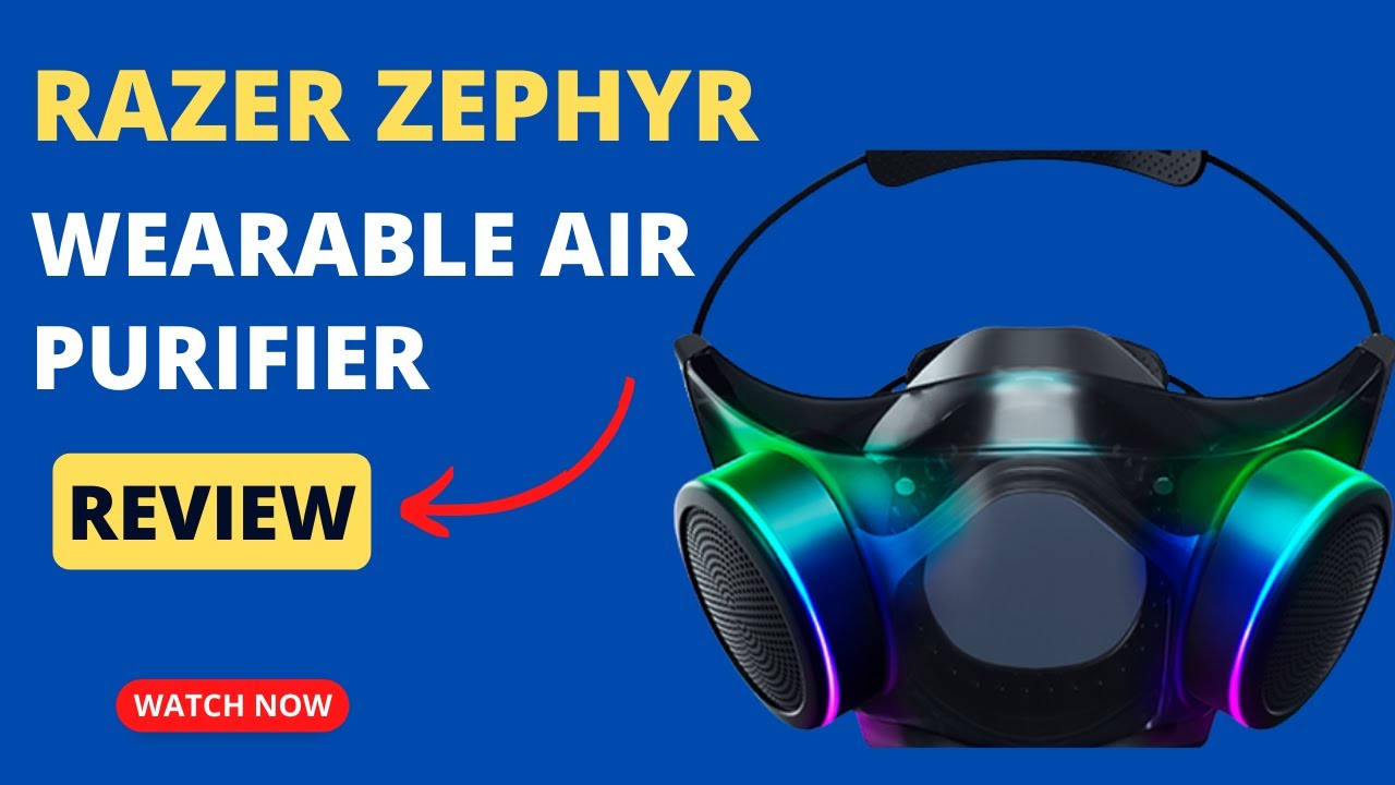 Razer Zephyr Wearable Air Purifier: Breathe Easy Wherever You Go - YouTube
