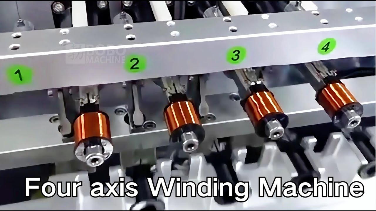 Four axis Winding Machine Capacitor and Resistor Four axis Winding ...