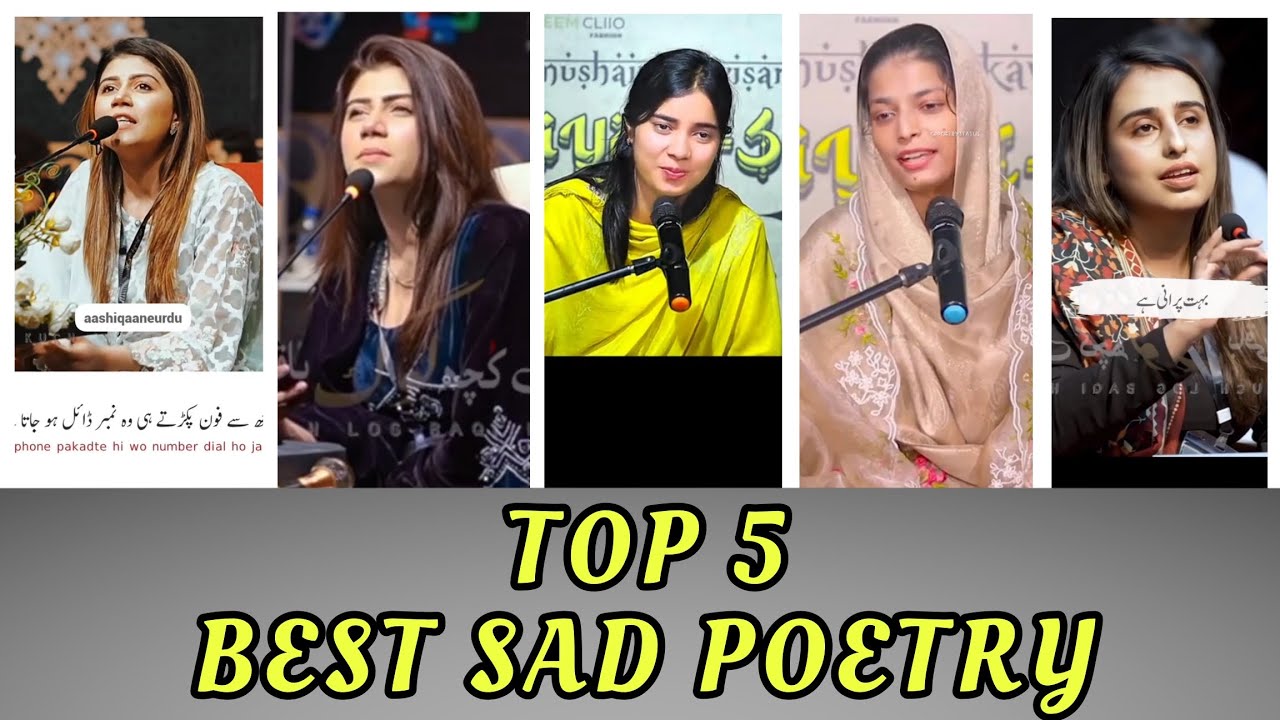 Top 5 Best Heart Touching sad poetry collection | Rooh E Man | New Sad ...