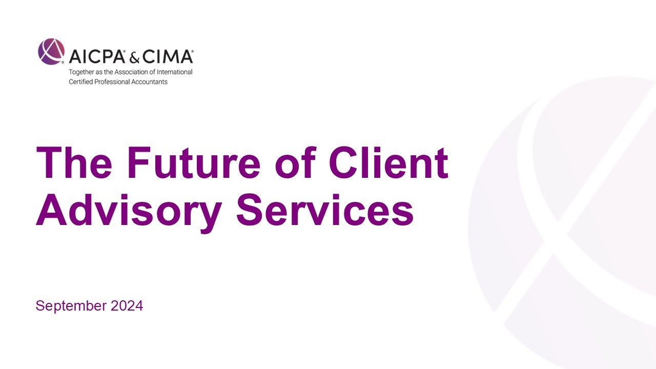The Future of Client Advisory Services - YouTube