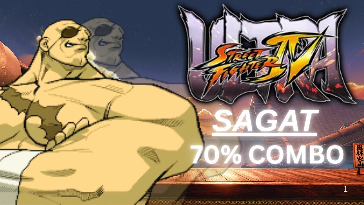 USF4 | Sagat's VERY EASY 70% Combo - YouTube