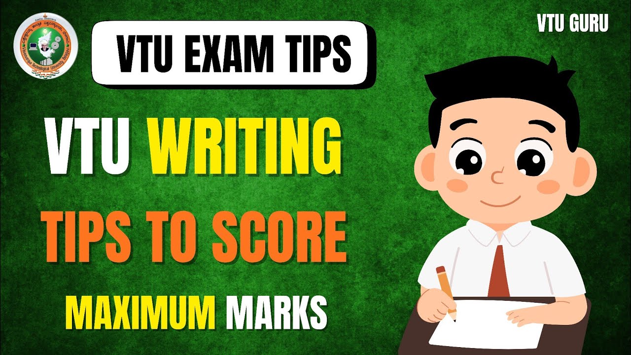 How to Write VTU Answers to Score Maximum Marks | VTU Exam Tips 2025 ...
