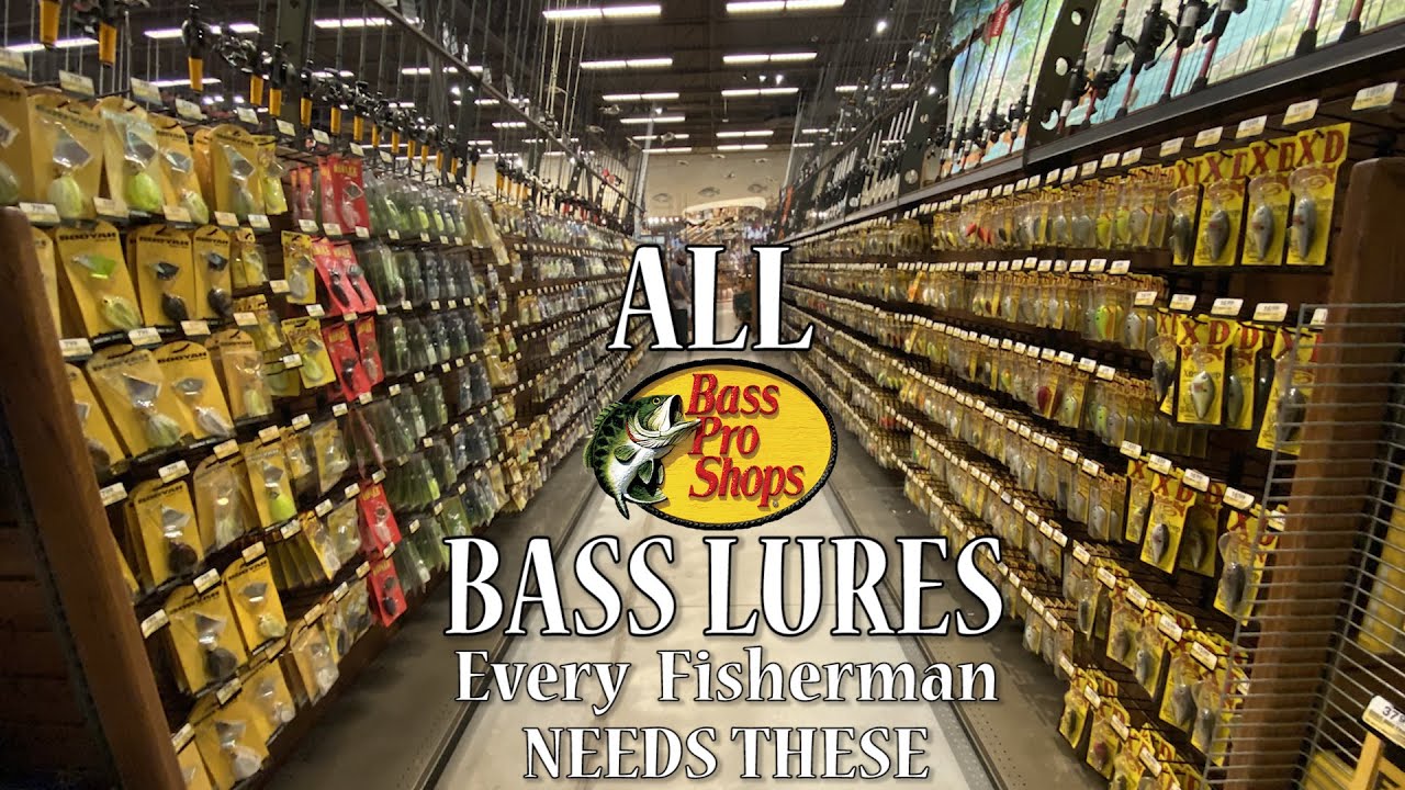 BEST Bass Fishing Lures at Bass Pro Shops! Lures Every Fisherman Should ...