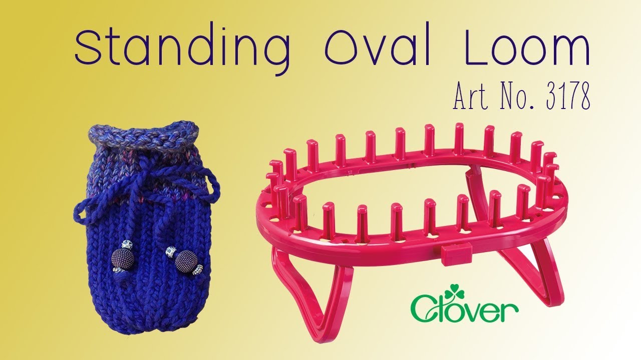Tool School: Standing Oval Knitting Loom - YouTube