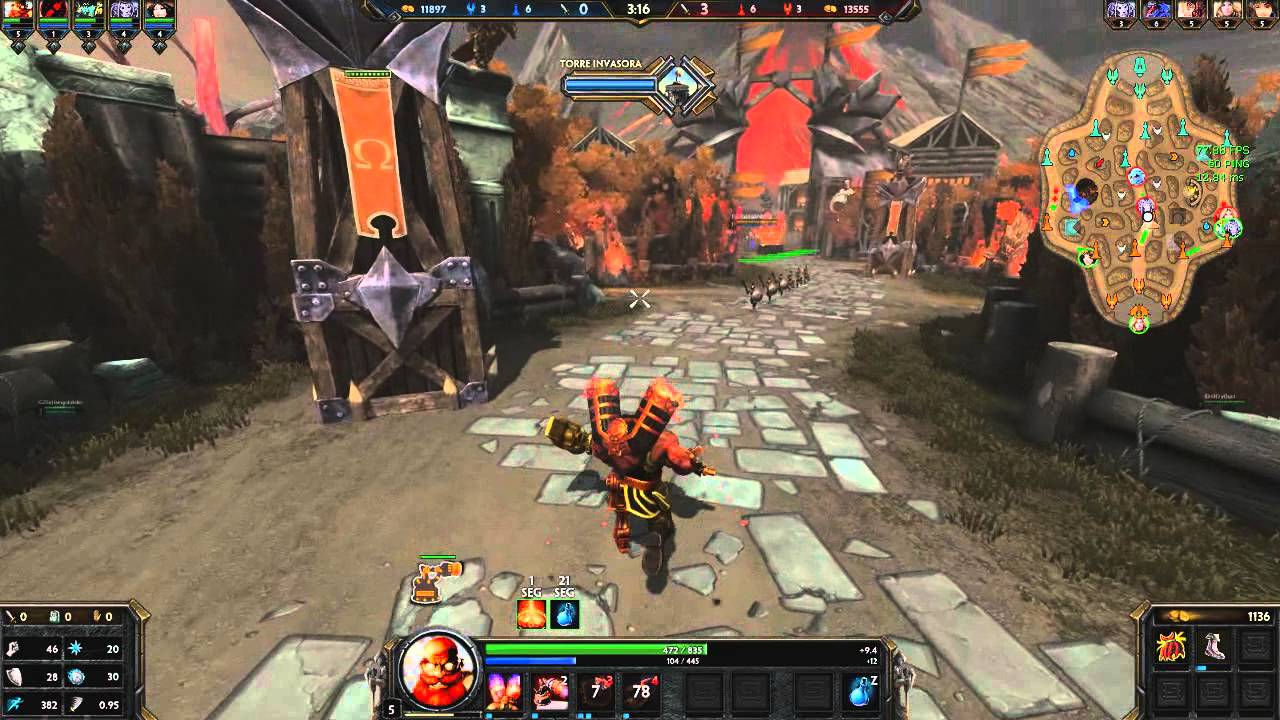 Smite PC Gameplay - Max Settings i3 4150 / 4gb ddr3 / R7 260x 2gb - YouTube