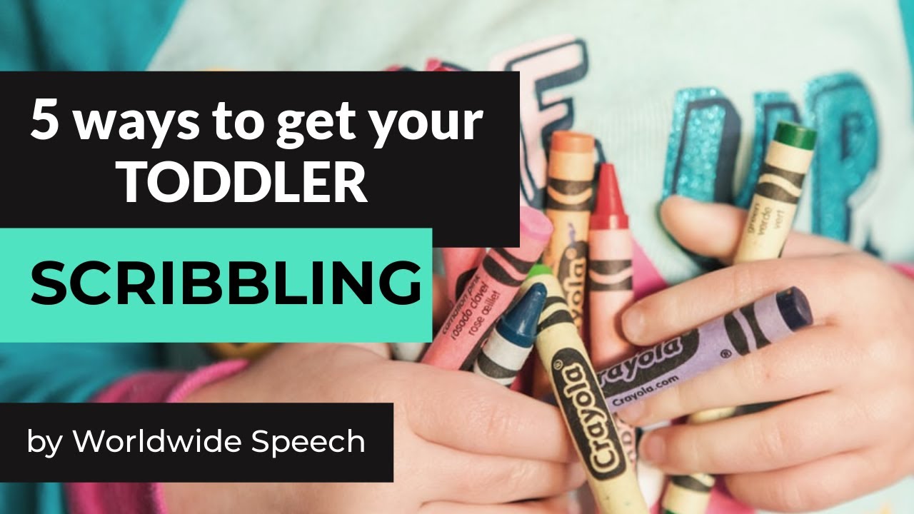 5 ways to get your toddler SCRIBBLING! - YouTube