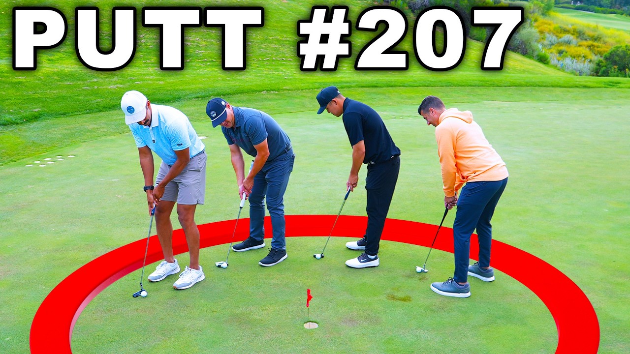 230 Perfect Putts! Who Will Miss the 3-Foot Putt First? - YouTube