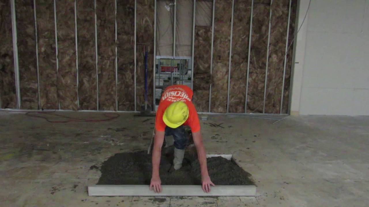 Concrete Pour Back - YouTube