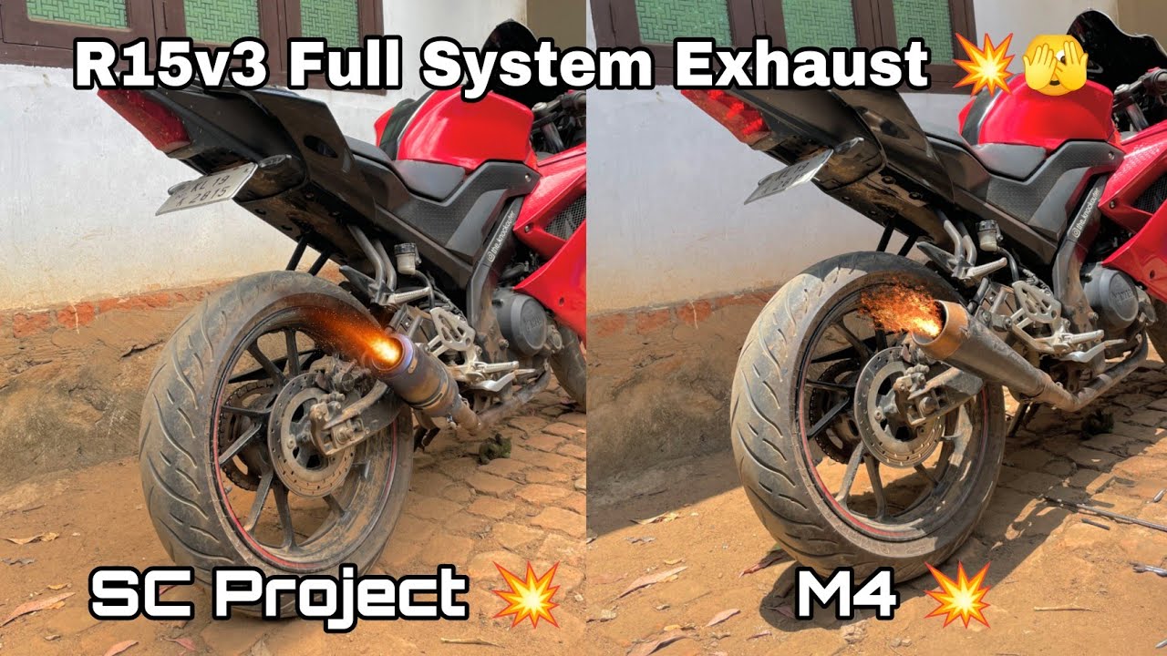 R15v3 Full System Exhaust 💥🫣 || SC Project & M4 💥 - YouTube