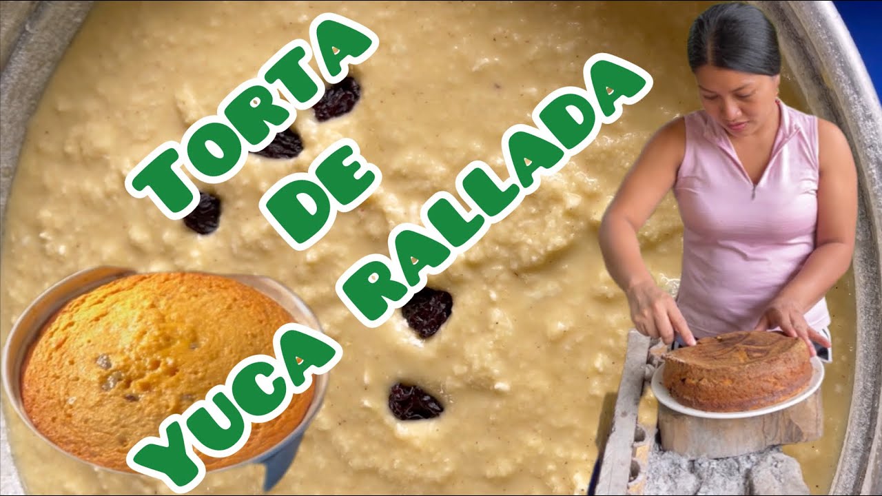 Torta de yuca rallada - YouTube
