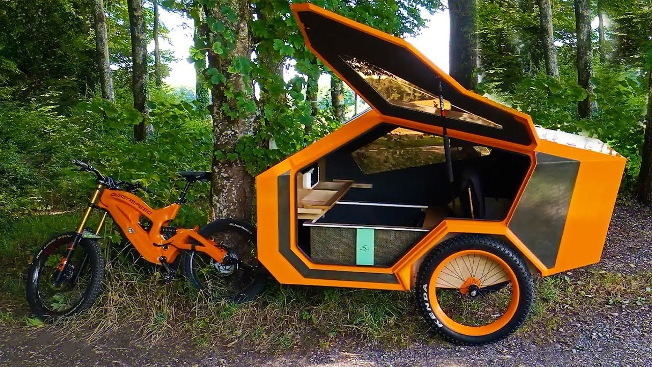 8 Incredible BIKE CAMPERS That Everyone Will Appreciate! - YouTube