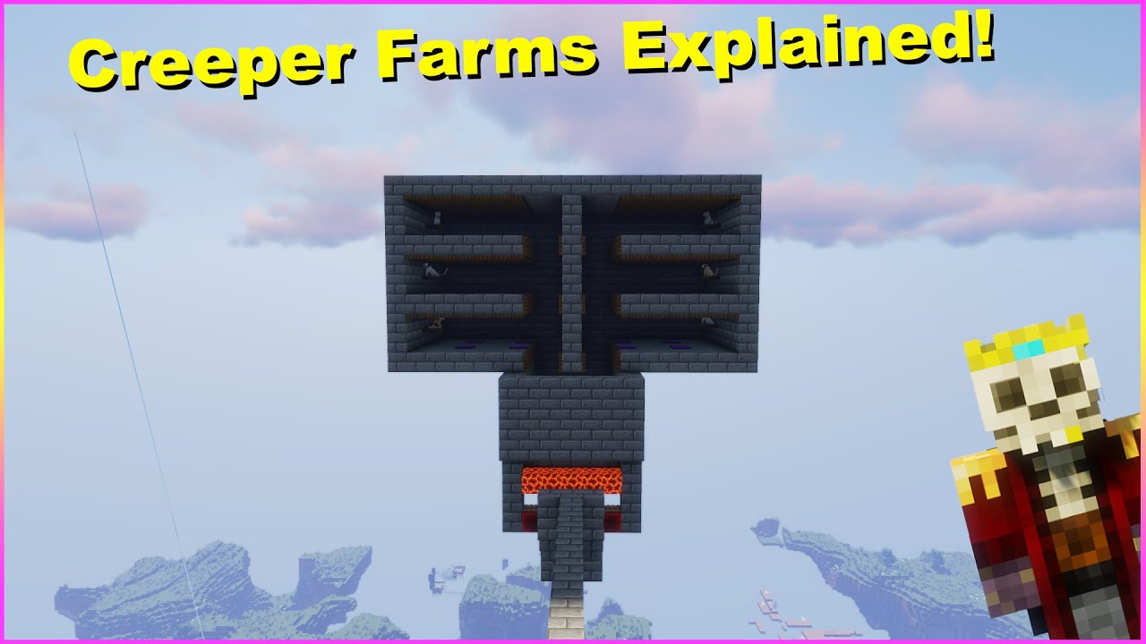 CREEPER FARMS EXPLAINED and HOW TO BUILD ONE - YouTube