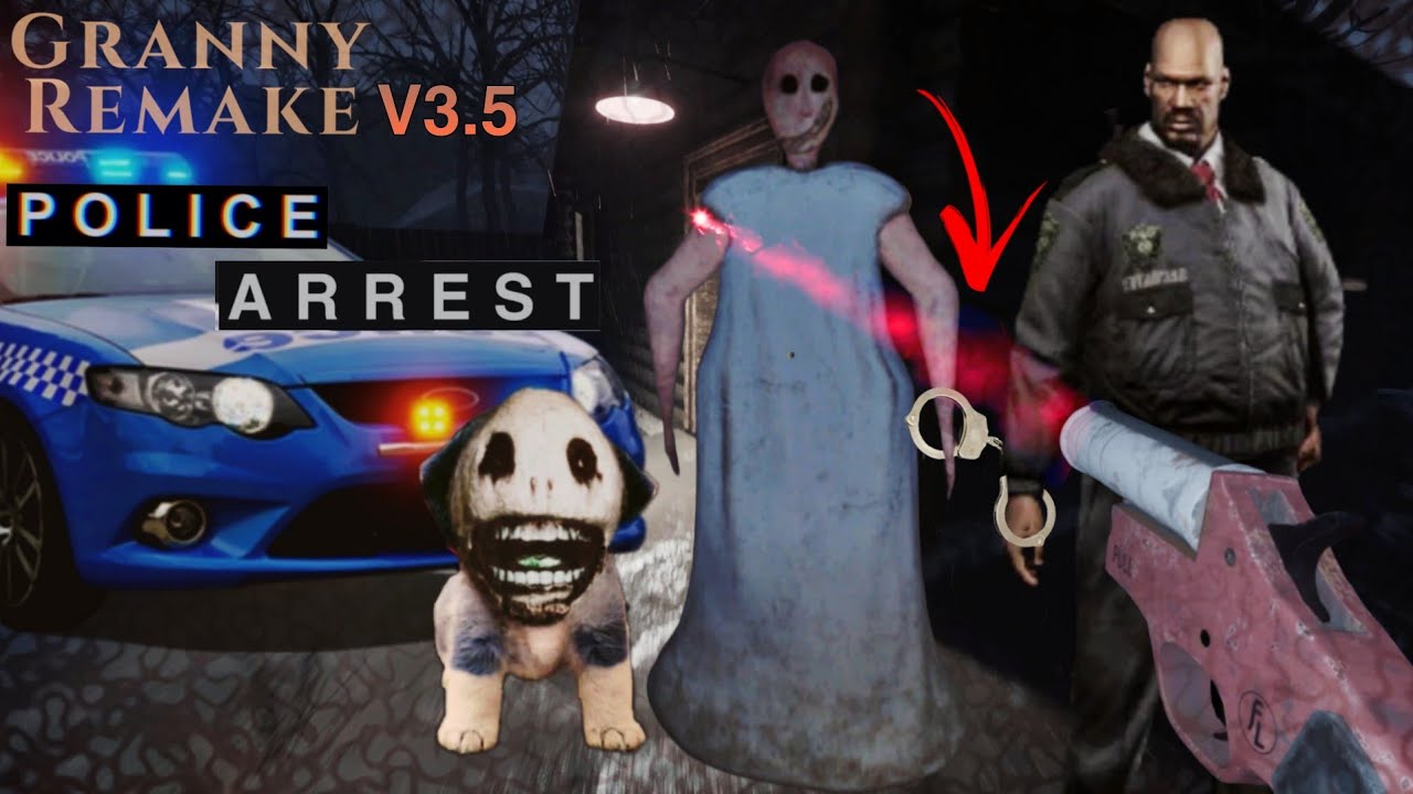 New Police Escape Capture Granny with New Flare Gun in Granny New Update Remake - YouTube