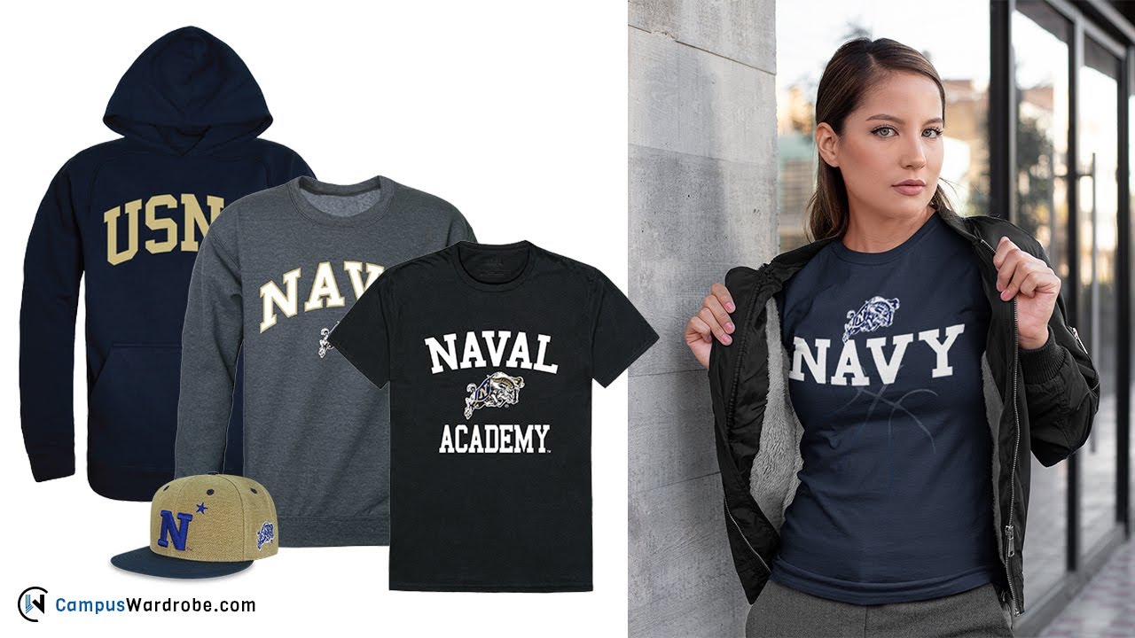 USNA United States Naval Academy Midshipmen NCAA T-shirts Hoodies ...