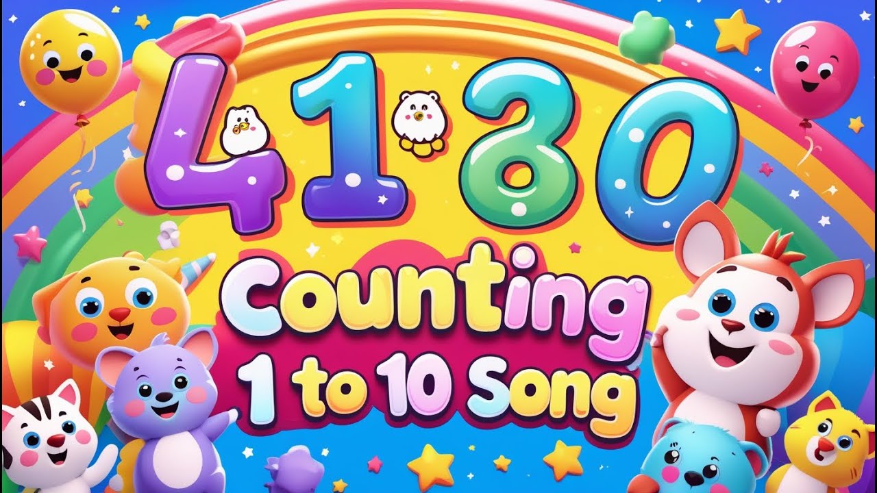 Counting 1 to 10 Song | Counting to 10 | Counting Songs For Kids ...