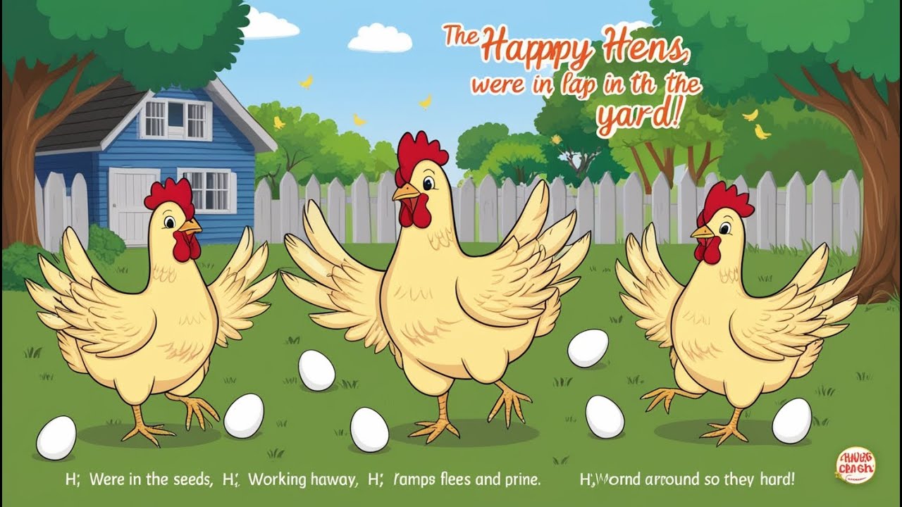 Happy Hens (Sound: "h") Story-Based Phonics Songs for Kids: Fun ...