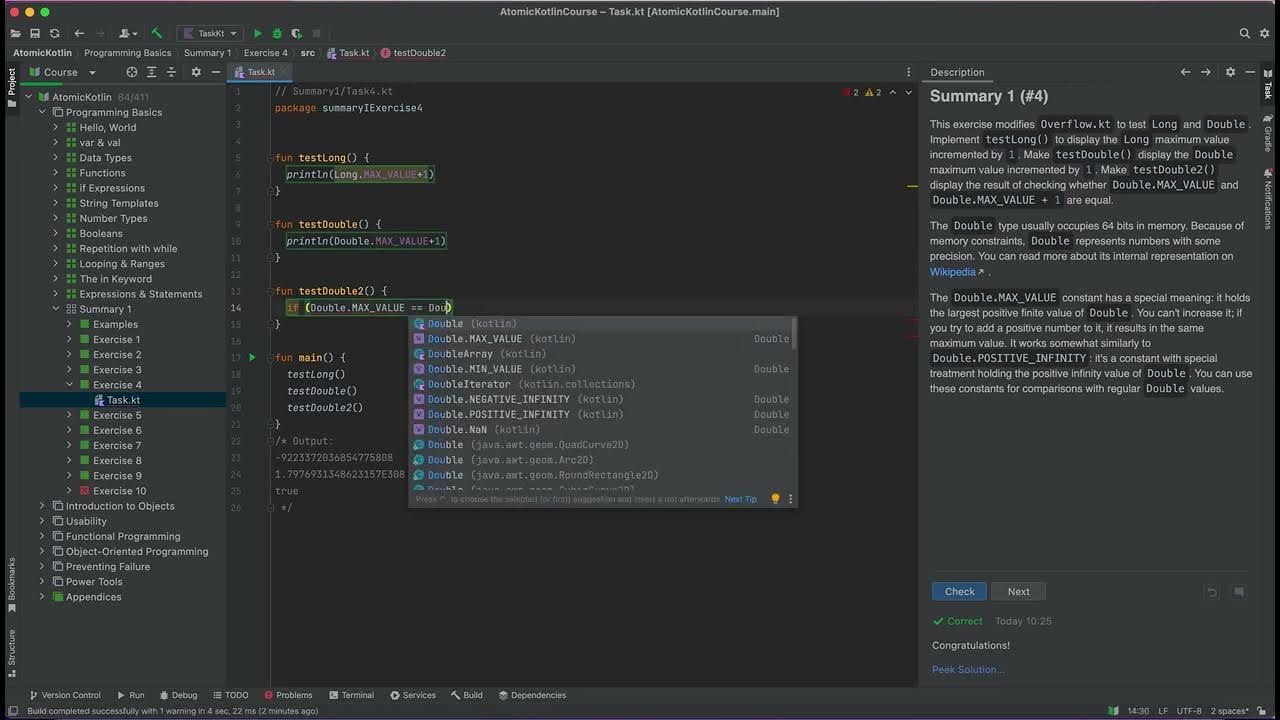 Atomic Kotlin - Bootcamp solving Excercise - YouTube