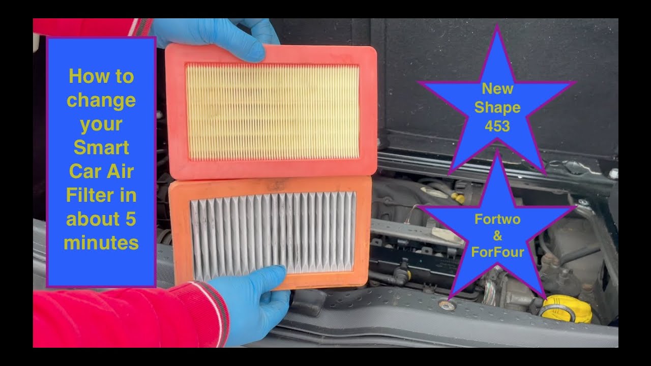 How to change a Smart Car Air filter - YouTube