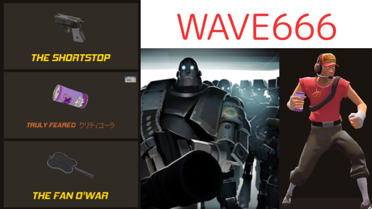 Team Fortress 2 Wave 666 MvM Scout Gameplay (No Deaths) - YouTube