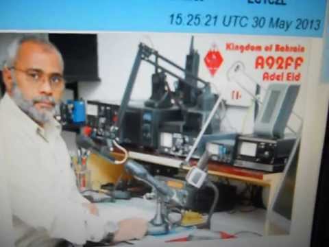 A92FF(mobil) Adel Eid - KINGDOM of BARHAIN - 15:30 utc - 30-May-2013 - 15 meters band - YouTube