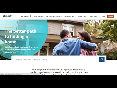 Fannie Mae HomePath.com How To: Buyer Sign Up - YouTube