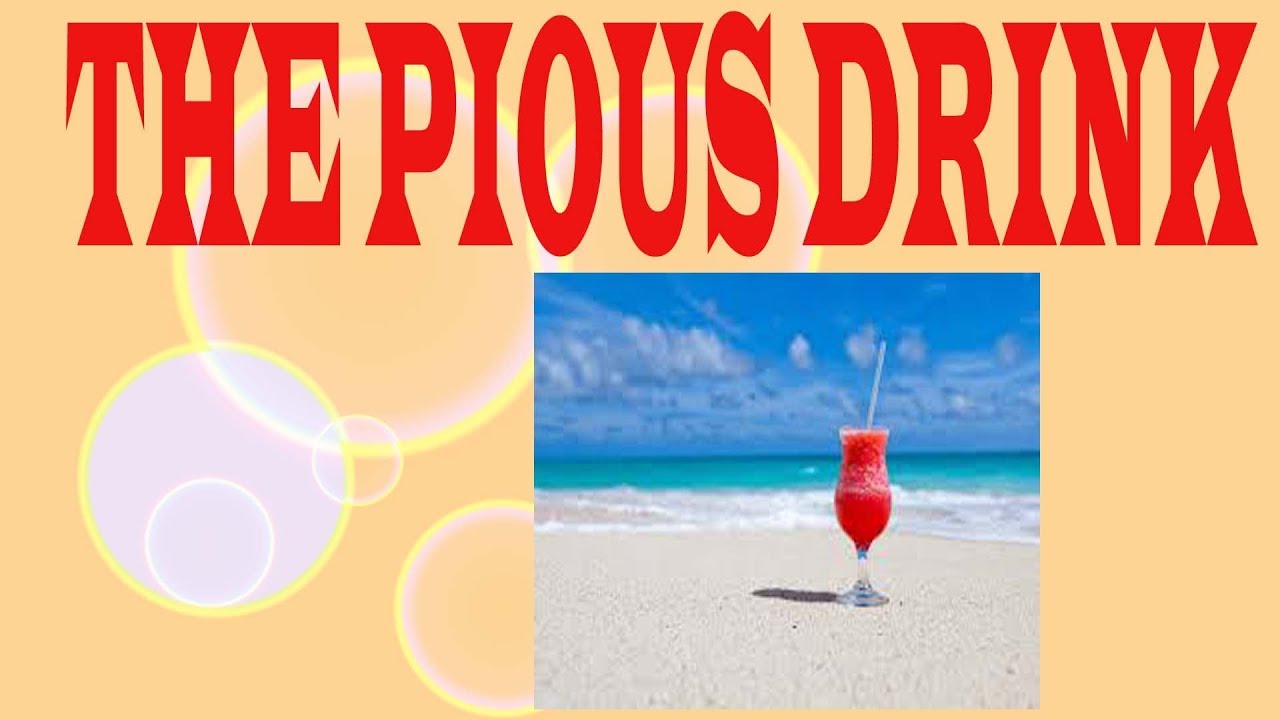 A Poem on pious drink 2018 2018 - YouTube