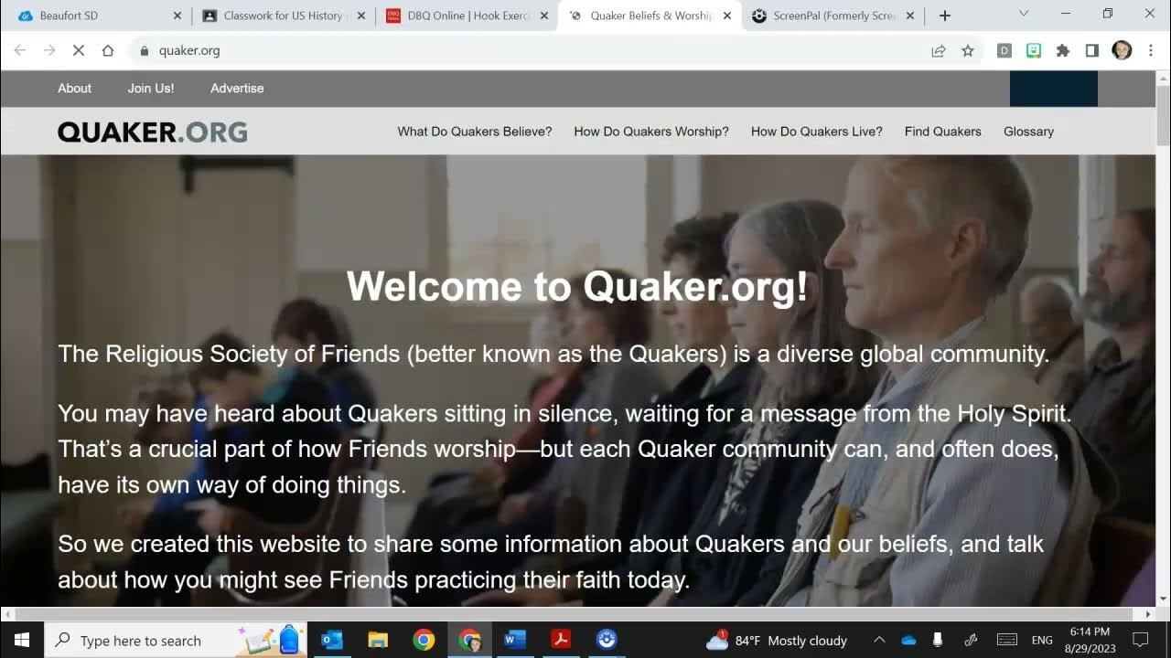 Hurrication Idalia Day 1: Valley Forge DBQ Docs - YouTube