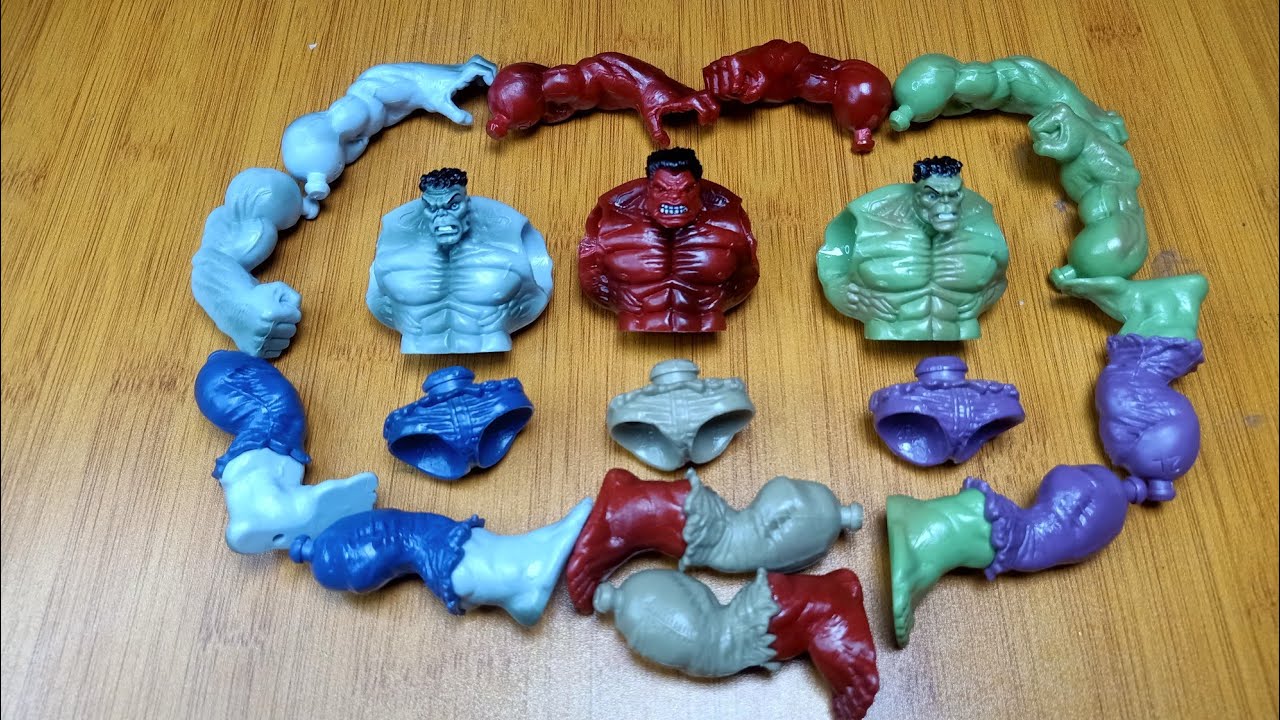 MERAKIT MAINAN !!! HULK RED,HULK GRAY,HULK GREEN - YouTube