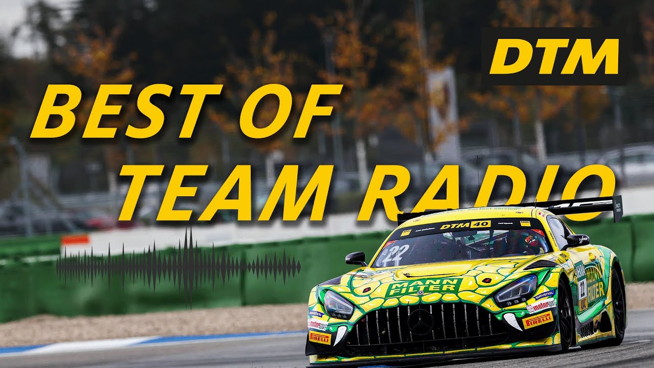 Let's try to survive 🤧 | Best Of Team Radio | DTM Hockenheimring Race 1 - YouTube