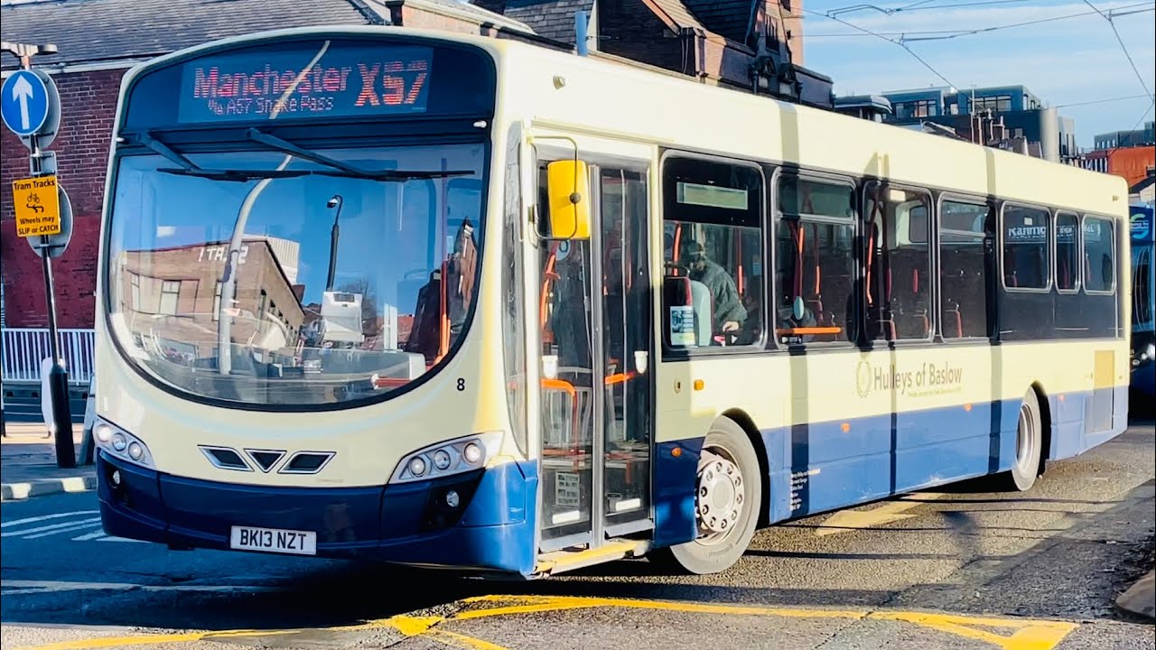 Hulleys Of Baslow Bus Number 8 X Andrews On X57 From Sheffield To ...