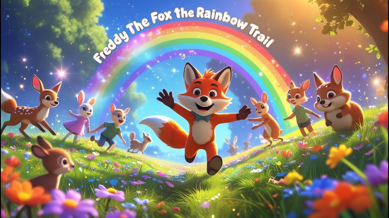 Freddy the Fox and the Rainbow Trail - New Rhythm | Kids Song | Nursery Rhymes - YouTube Music