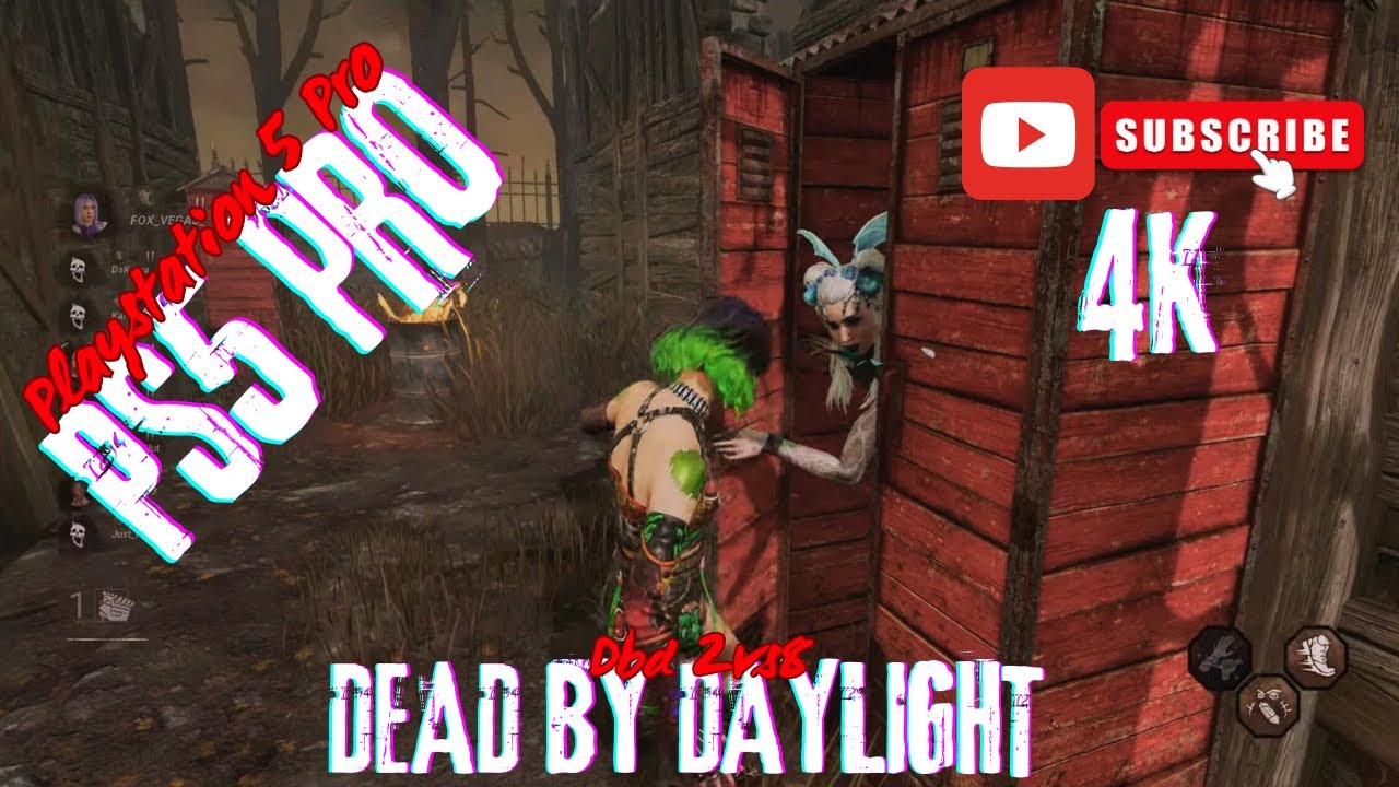 🚨PS5 PRO 4K🚨 DEAD BY DAYLIGHT - 2vs8 - SURVIVOR - FOX_VEGAS ...