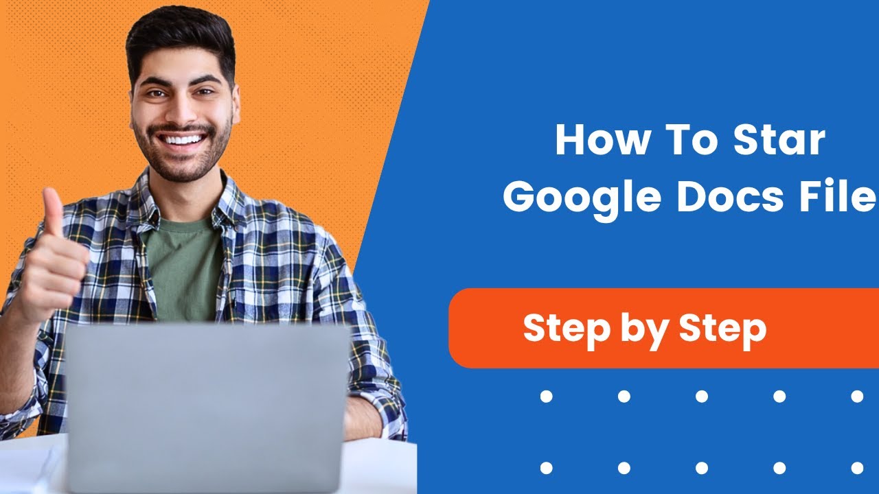 How To Star Google Docs File - YouTube