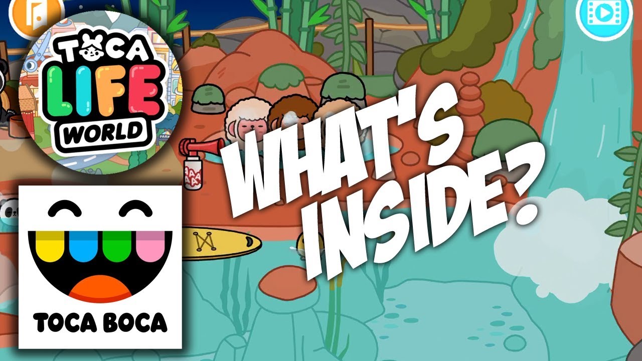 Toca Life World Spa- The search for what's behind the waterfall - YouTube