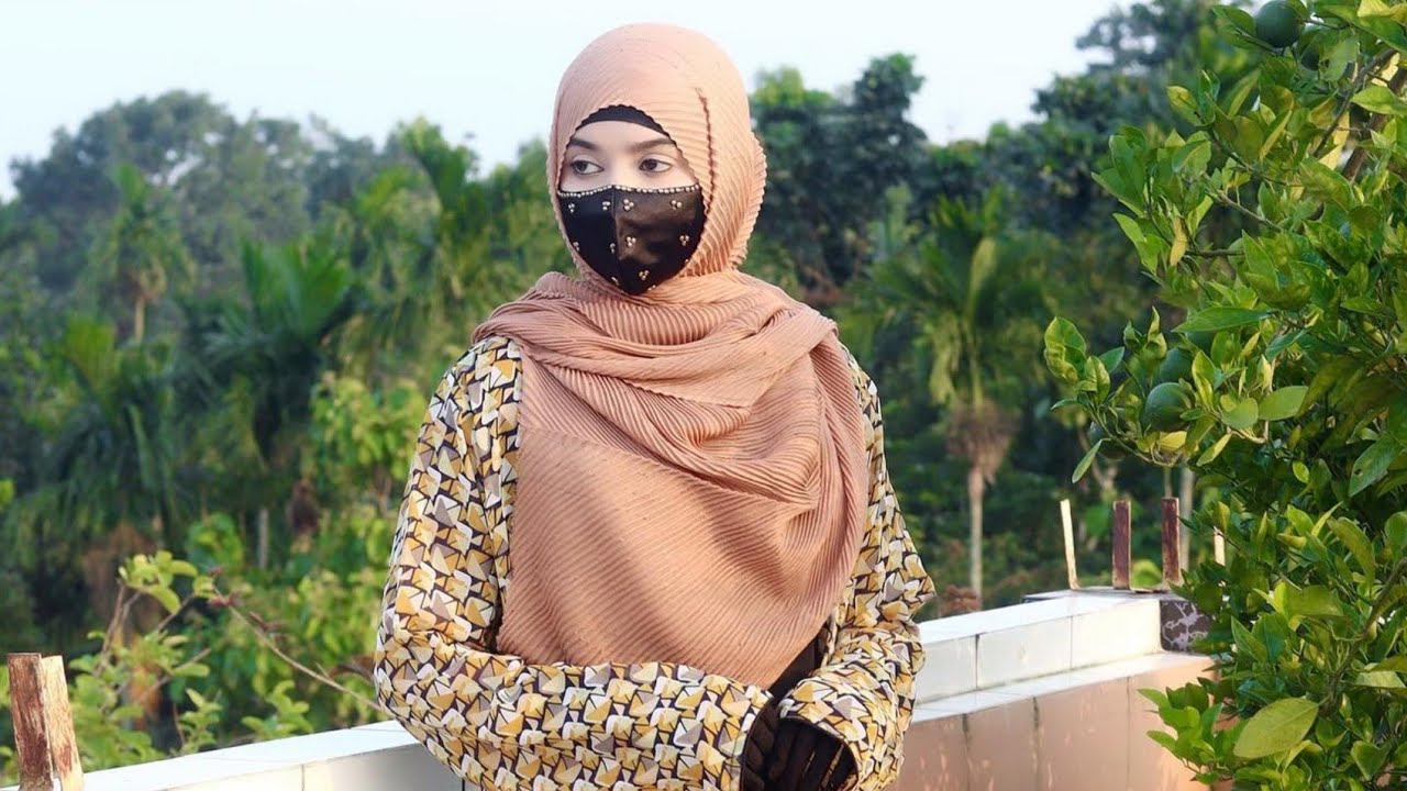 my new easy hijab tutorial niqab 2022! lipa Parvin official - YouTube