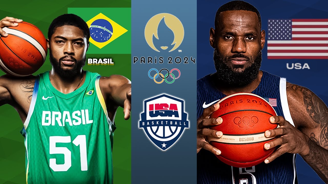 USA vs Brazil Basketball Quarterfinals | USA Heading to Semi-Finals ...