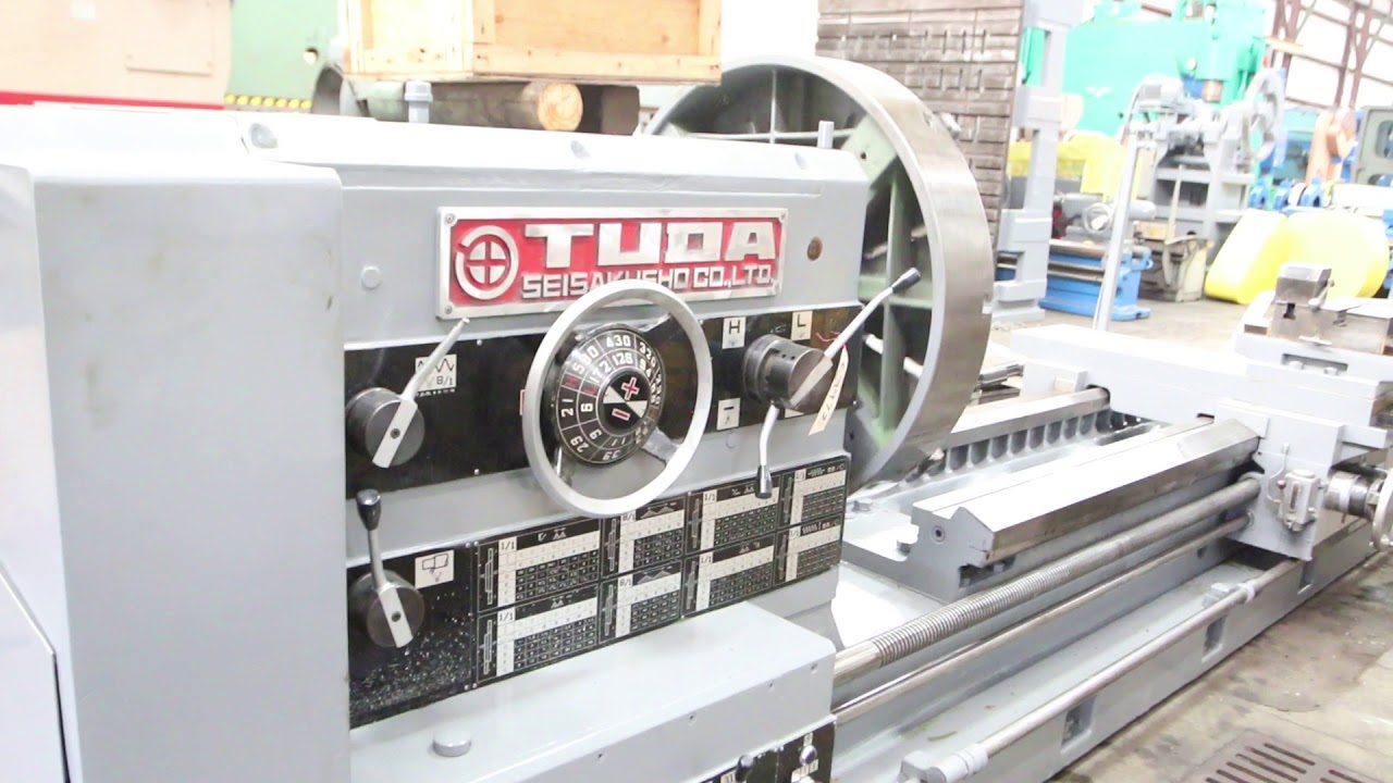 40" X 252" TUDA HEAVY DUTY GAP BED ENGINE LATHE: STOCK # 69972 YODER ...