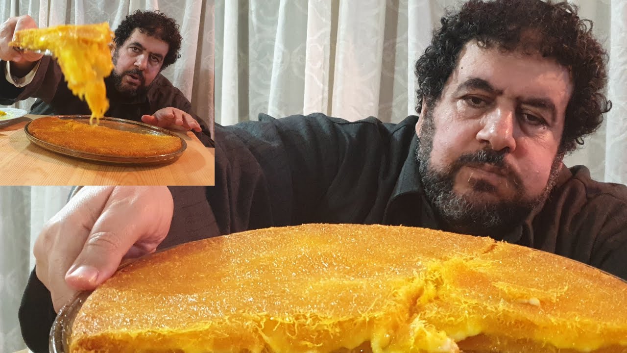 الاكيل تحدي كنافة بالسمن البلدي بالجبنة روعة alakeell challenge knafeh ...