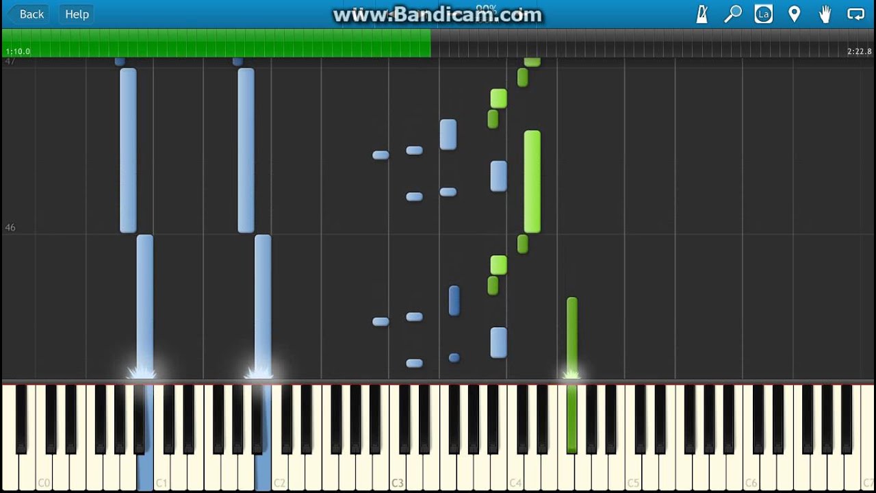Mendelssohn - Spring Song - Songs Without Words piano (Synthesia) - YouTube