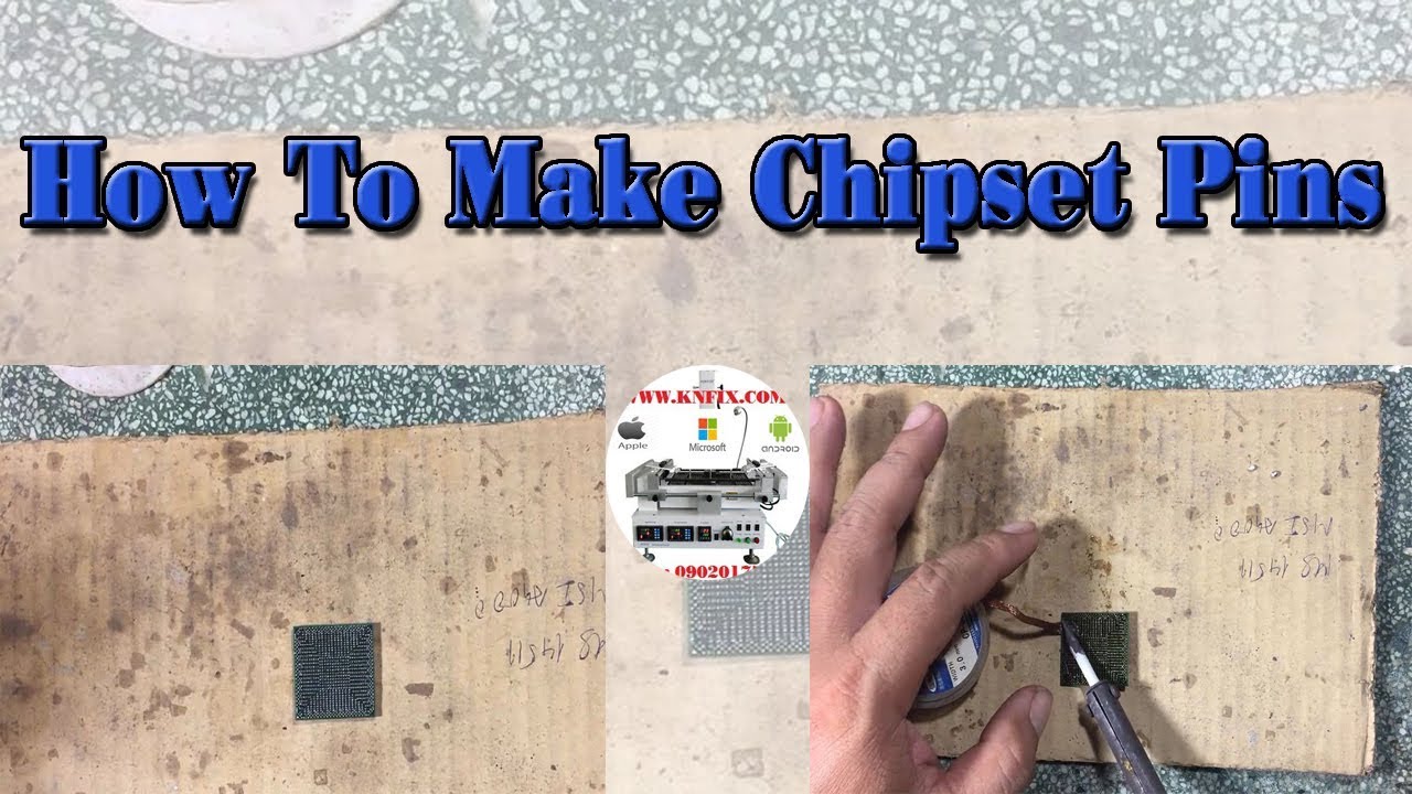 How To Make Chipset Pins - YouTube
