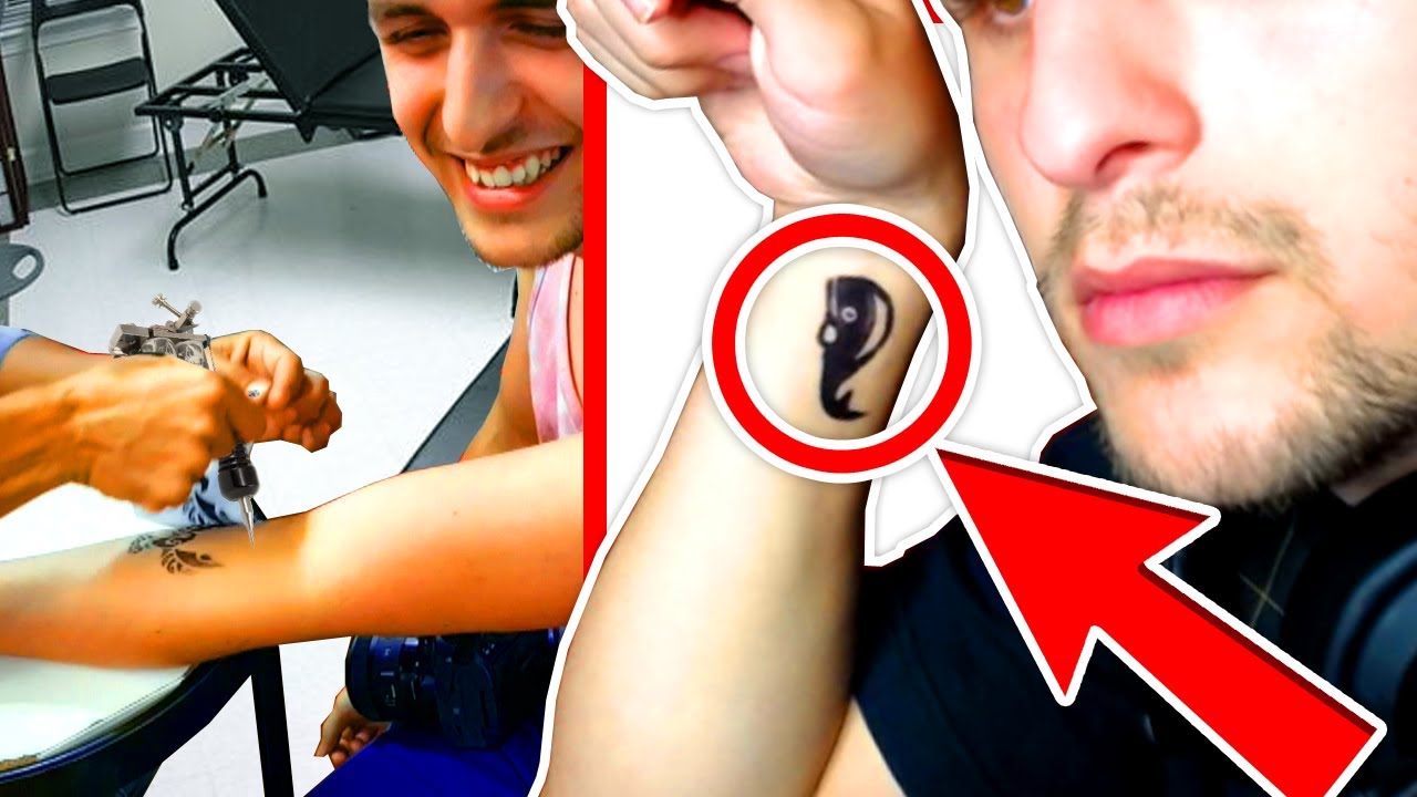 ME TATÚO LA BALLENA AZUL 😱| Reto de Tatuaje (Troleo al Administrador ...