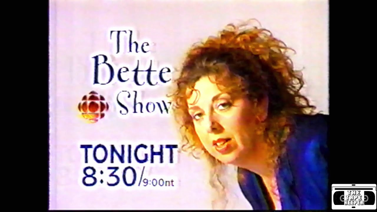 The Bette Show Promo - CBC 1999 - YouTube