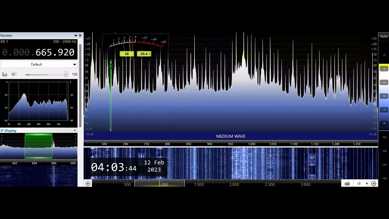 DZRH-Pasay City (Philippines) 665.92kHz 2/11/23 19:59~UTC - Opening ...