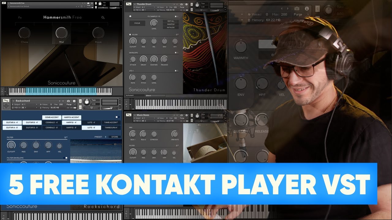5 FREE Kontakt Player Instruments - FREE Sample of the Week - YouTube