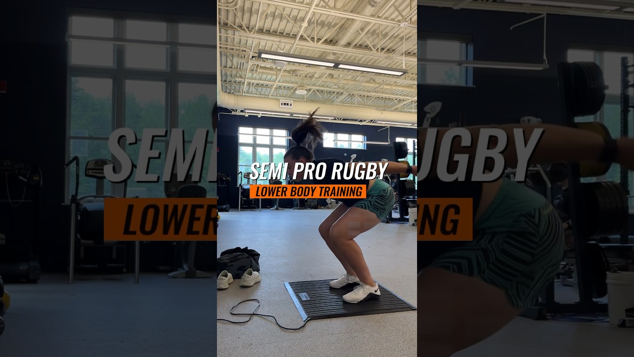 Lower Body Training As A Semi Pro Rugby Player - YouTube