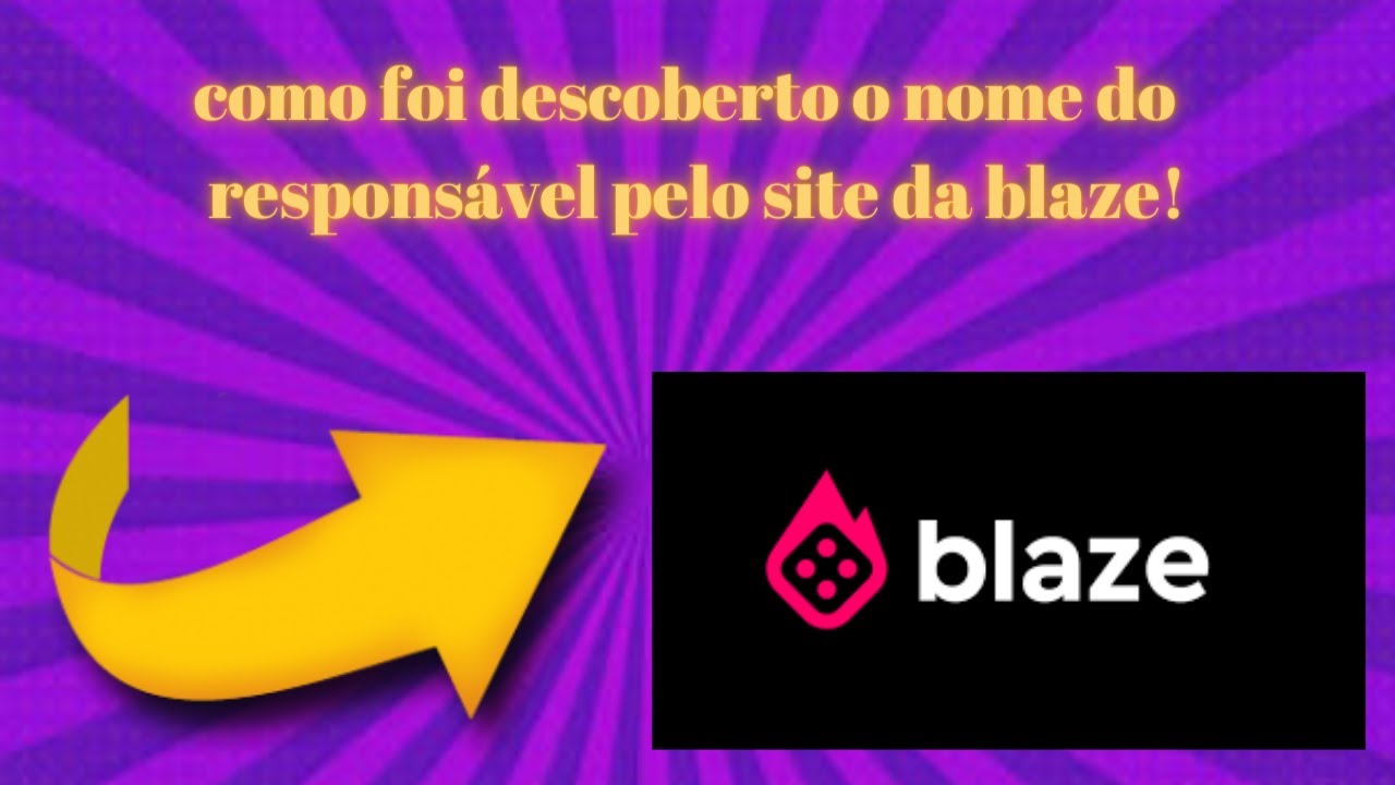 técnica utilizada pra descobrir o nome do responsável pelo site da blaze - YouTube