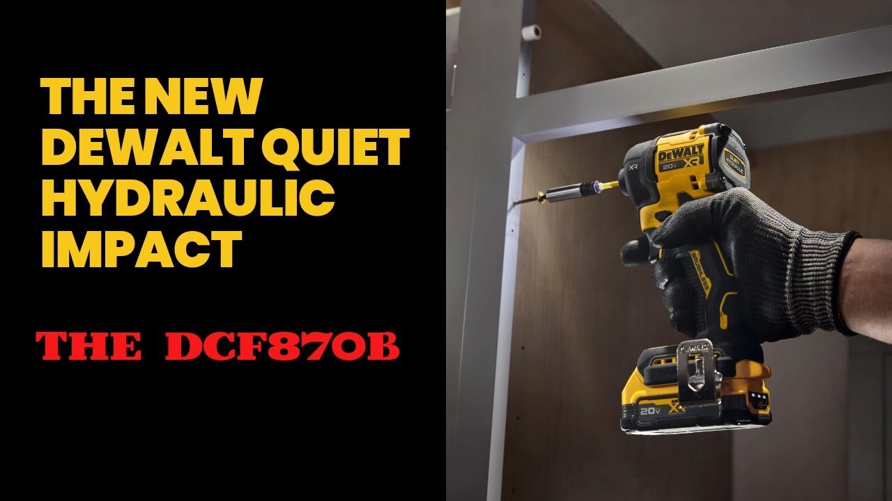 Dewalt DCF870B - 20V MAX* XR® Brushless Cordless 1/4 in. Quiet ...
