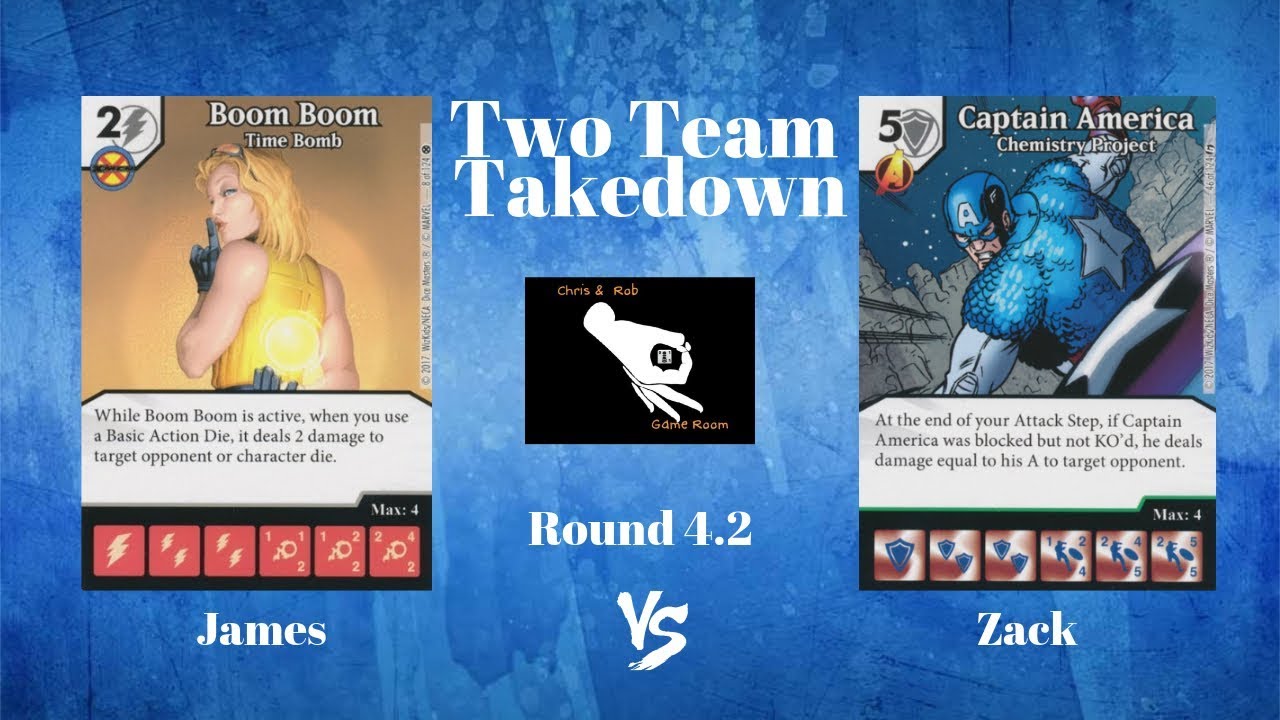 Two Team Takedown 4.2 James (Boom Boom) vs. Zack (Captain America ...